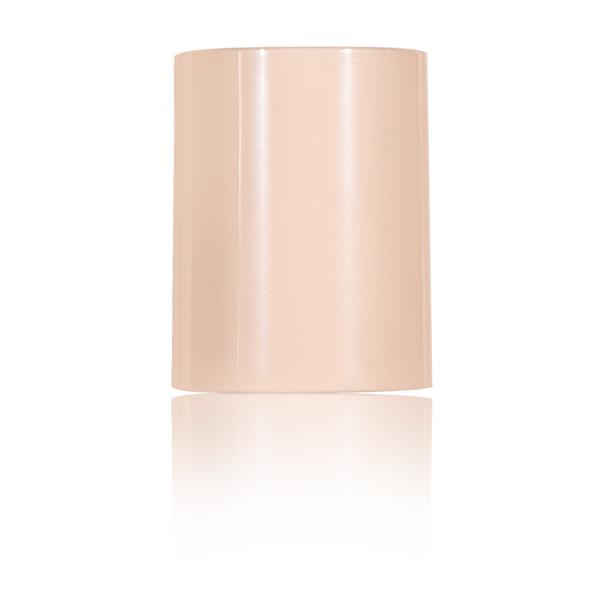 Natural 24mm glossy ABS plastic smooth screw cap for cosmetic bottle ...